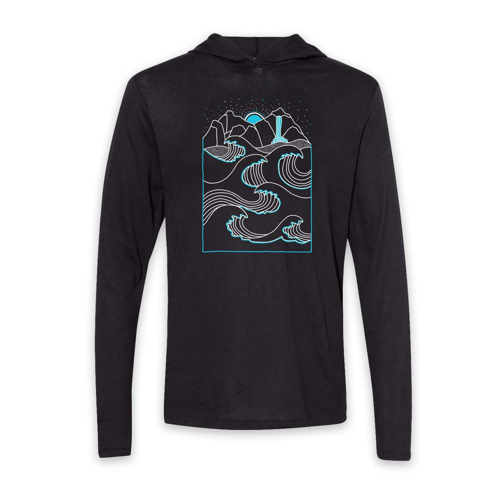 Salmon Long Sleeve Hooded Shirt – Ketsol